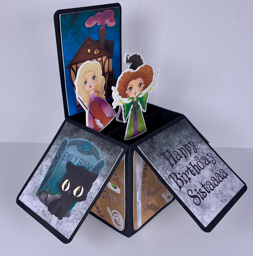Paper & Party Supplies Witch Sisters Pop-up Card etna.com.pe