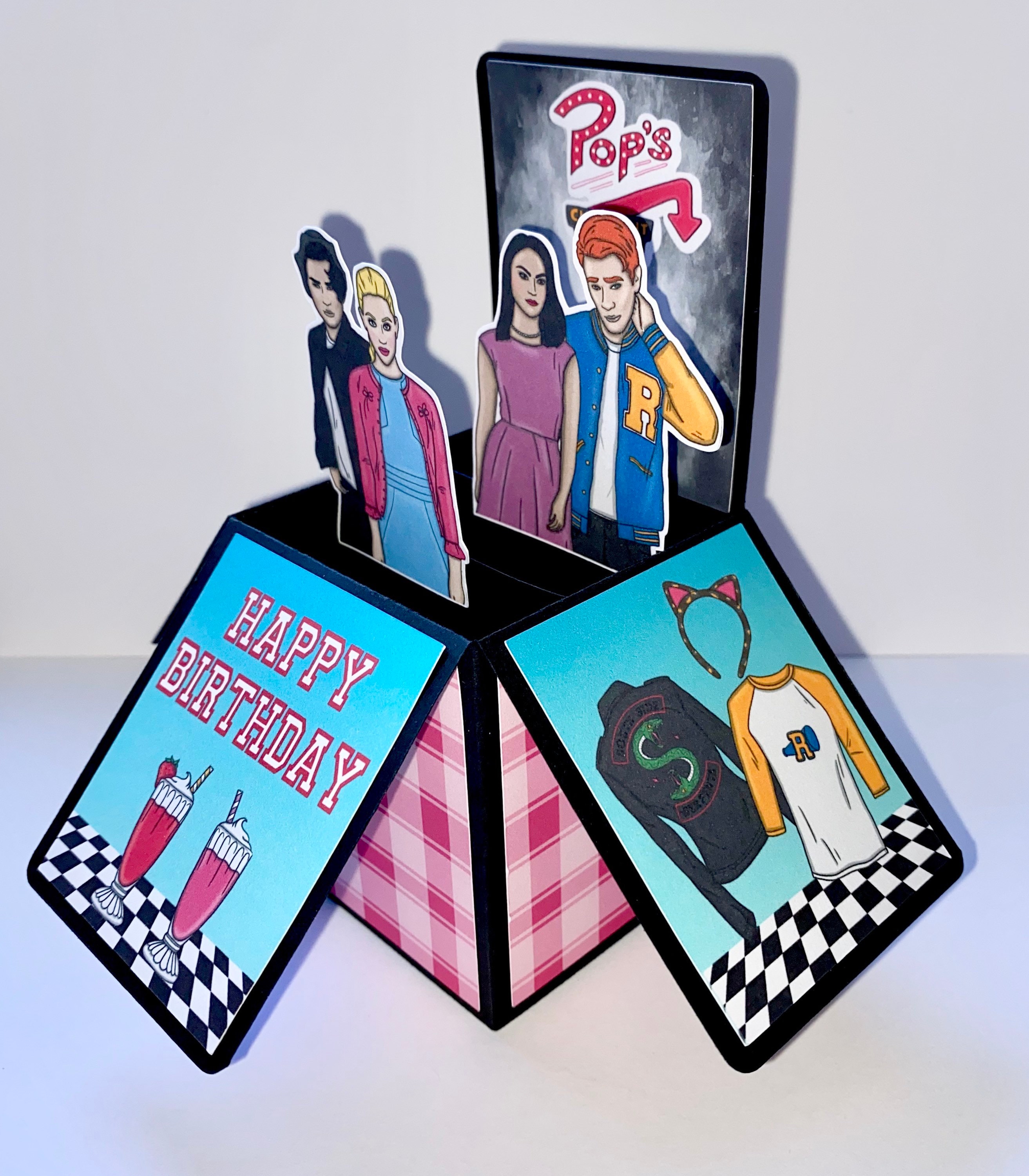 Archie and Friends Pop-up Birthday Card - Etsy