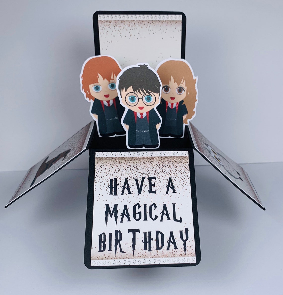 Wizard Pop-up Card - Etsy