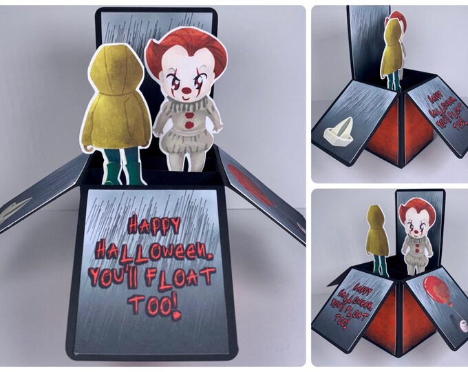 Killer Clown Pop-up Card - Etsy