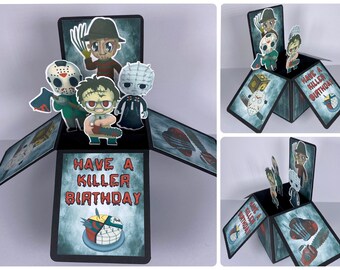 Killer Clown Pop-up Card - Etsy