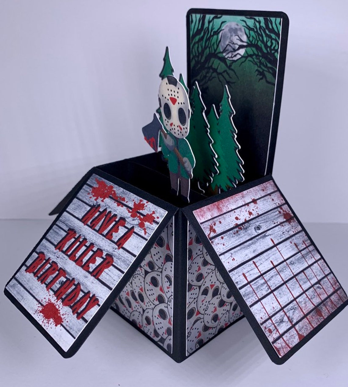 Horror Movie Pop-up Card - Etsy