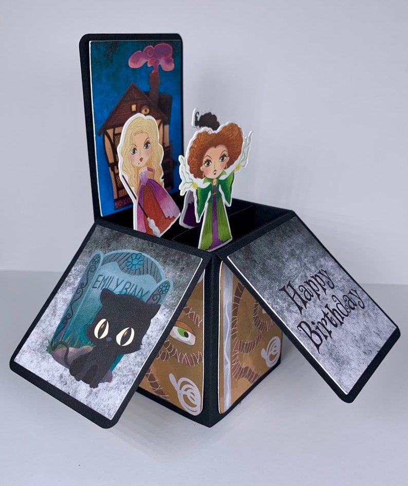 Witch Sisters Pop-up Card - Etsy