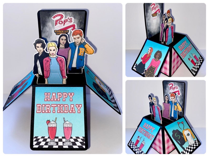 Archie and Friends Pop-up Birthday Card - Etsy