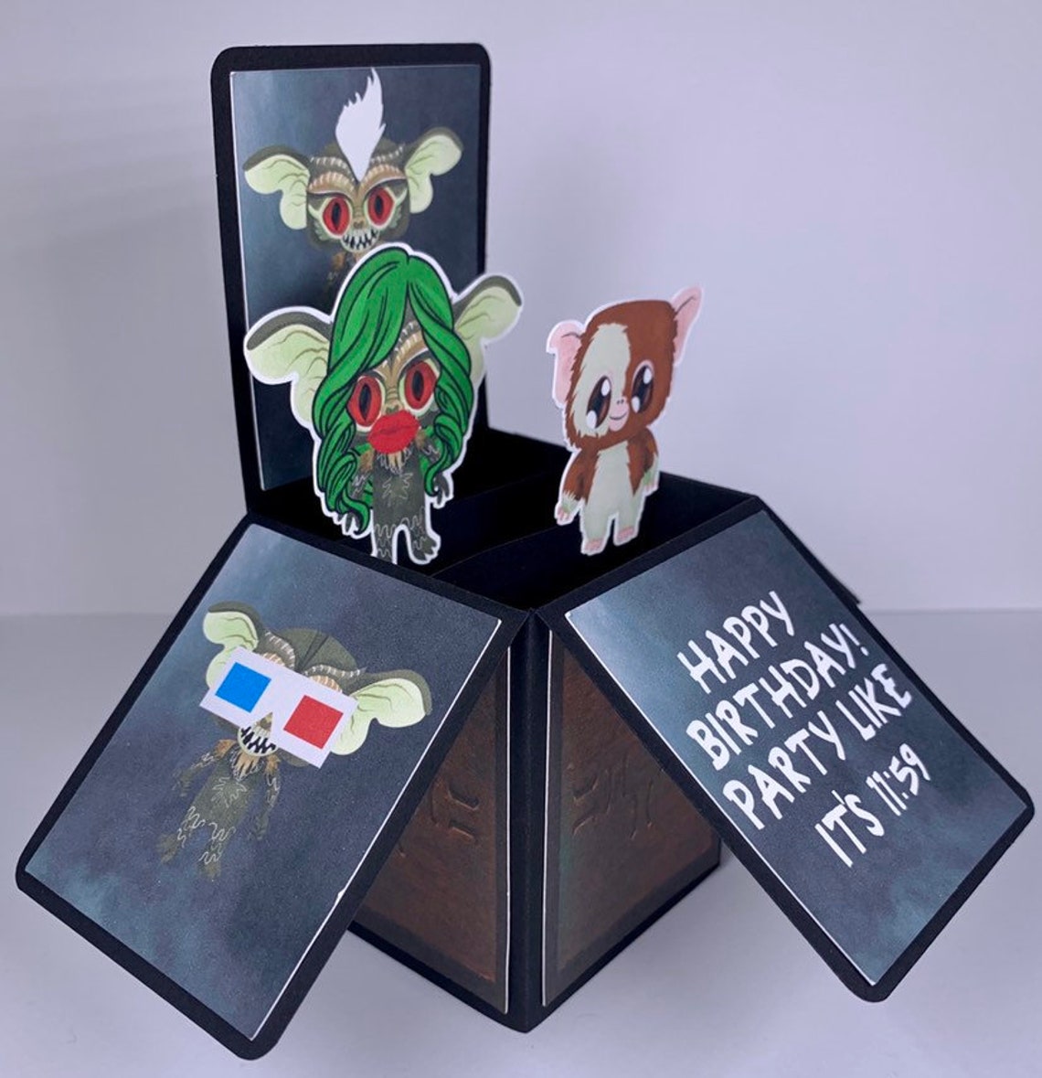 Gremlin Pop-up Card - Etsy