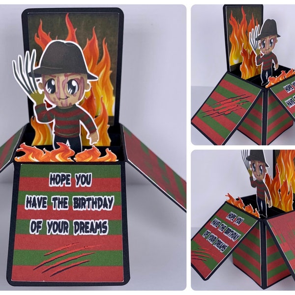 Pop up Horror Birthday Card - Etsy