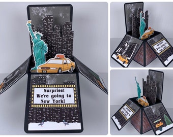 Winter Pop up Card - Etsy