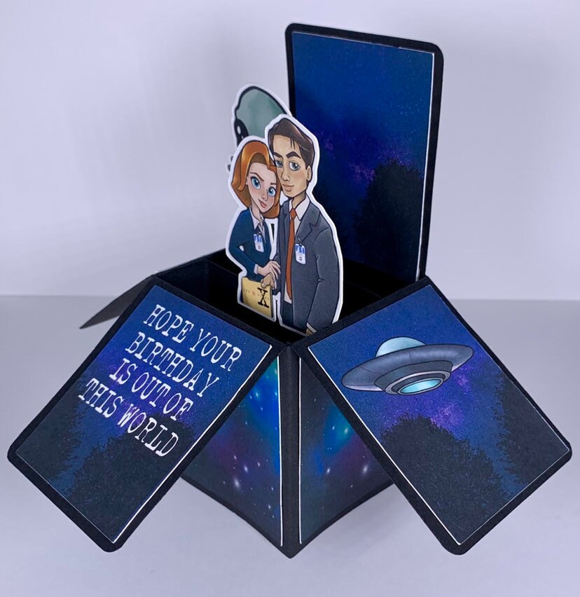 Secret Files Pop-up Card - Etsy