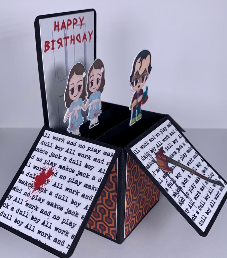 Horror Movie Pop-up Card - Etsy