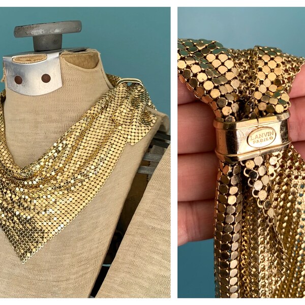 Metal Mesh Necklace - Etsy
