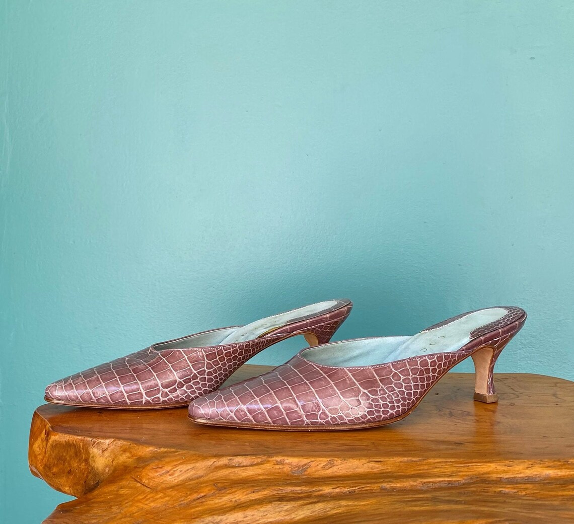 Echtleder Damen Slip On Mules Damen Mule Schuhe Mules Schuhe | Etsy