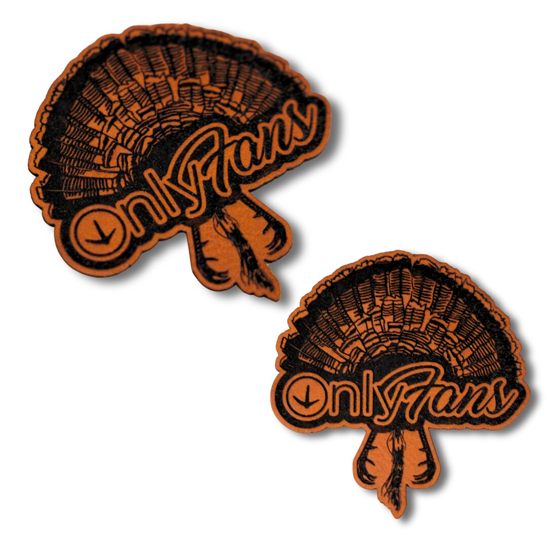 Only Fans Turkey Patch | Leatherette Hat Patch | Leather Patches ...