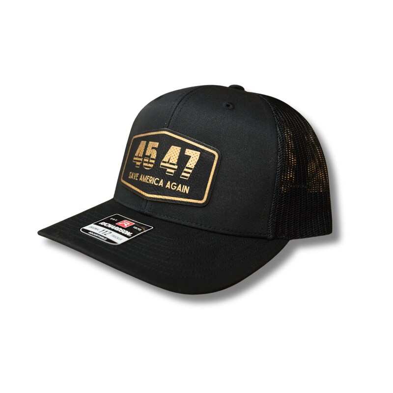 Black and Gold Trump Hat - Etsy