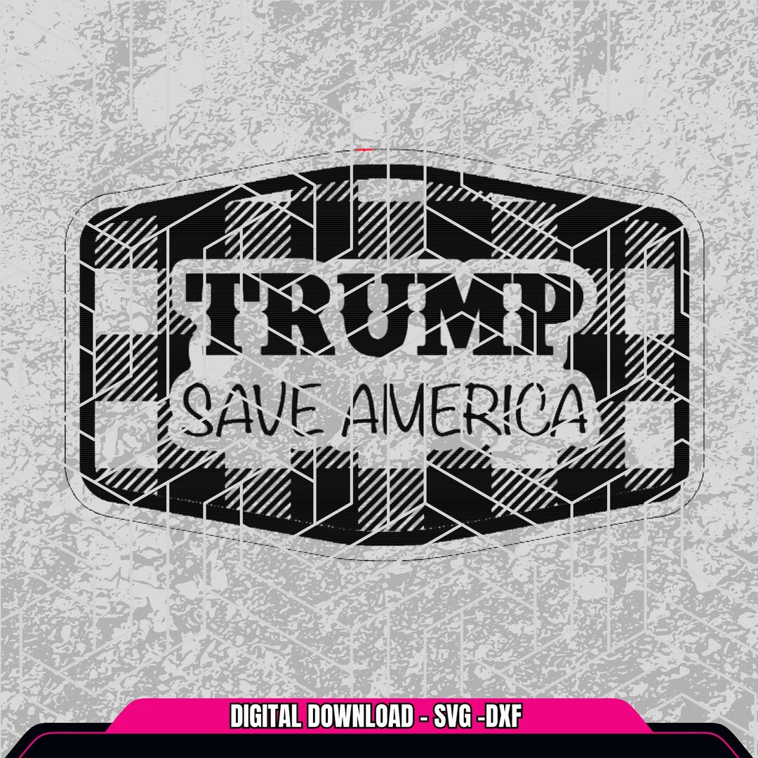 Trump SVG Trump Tooled Leather Trump Vector Trump SVG DXF Ai File Trump ...