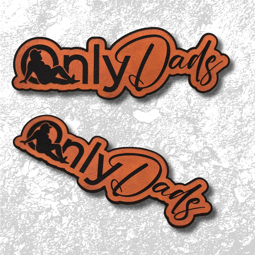 Only Dads Only Fans Patch Patch | Patches | Leather Patch | Leatherette ...