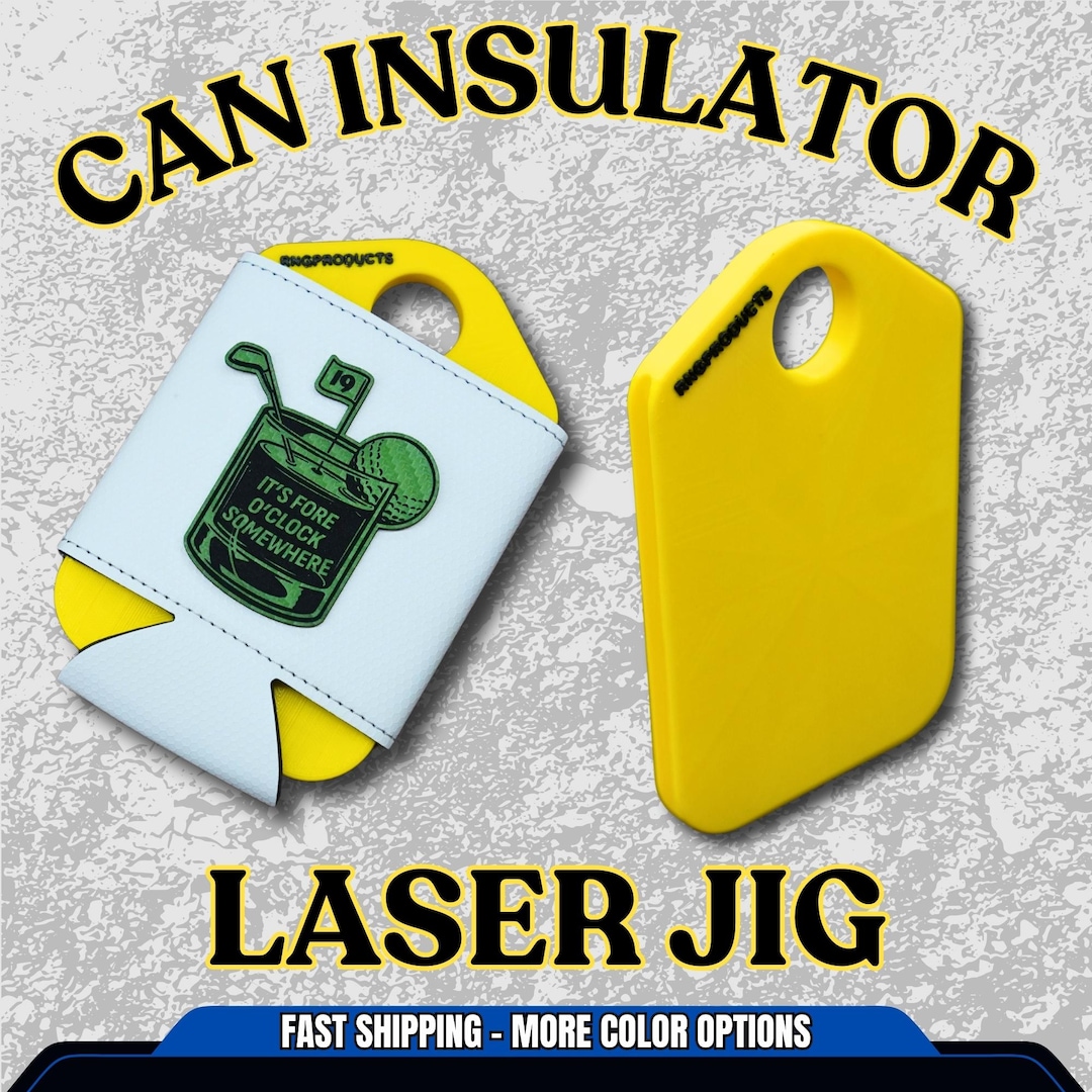 Can Insulator Cooler Laser Jig | 3D Printed Laser Engraving Jigs Parts ...