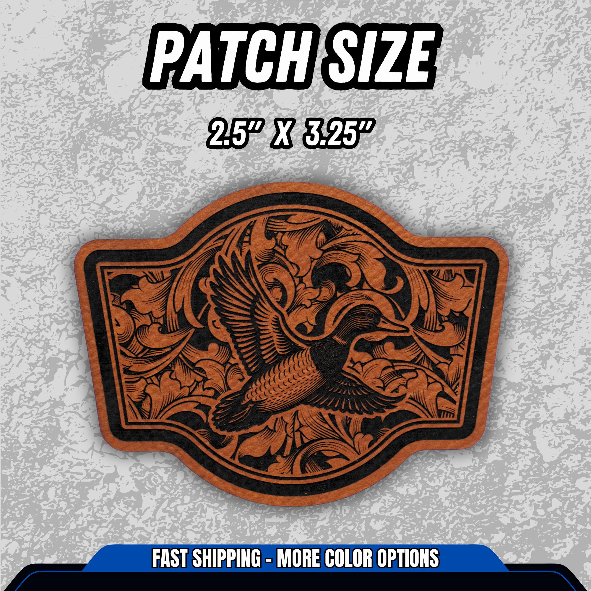 Mallard Duck Patch | Leatherette Hat Patches | Leather Patch Hat | Iron ...