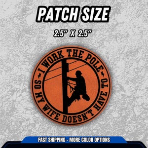 I Work the Pole so My Wife Doesn't Have to Hat Patch | Custom ...