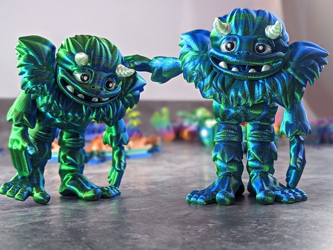 Articulated Yeti. Large High Quality 3D Printed Fidget Toy / Anxiety ...