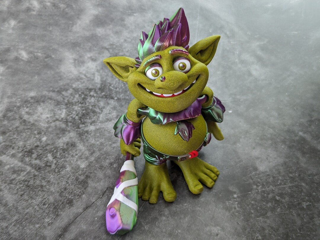 Articulated Troll! High Quality 3D Printed Fidget Toy / Anxiety Toy ...