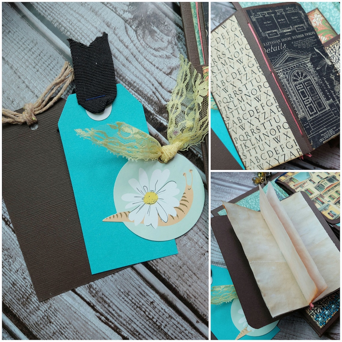 Home Inspo ~ Hardcover Folio ~ Waterfall Journal ~ William Morris Paper ...