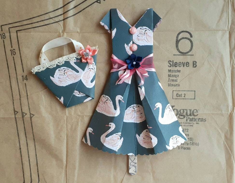 Paper Dress & Purse Paper Clips for Albums and Journals | Etsy