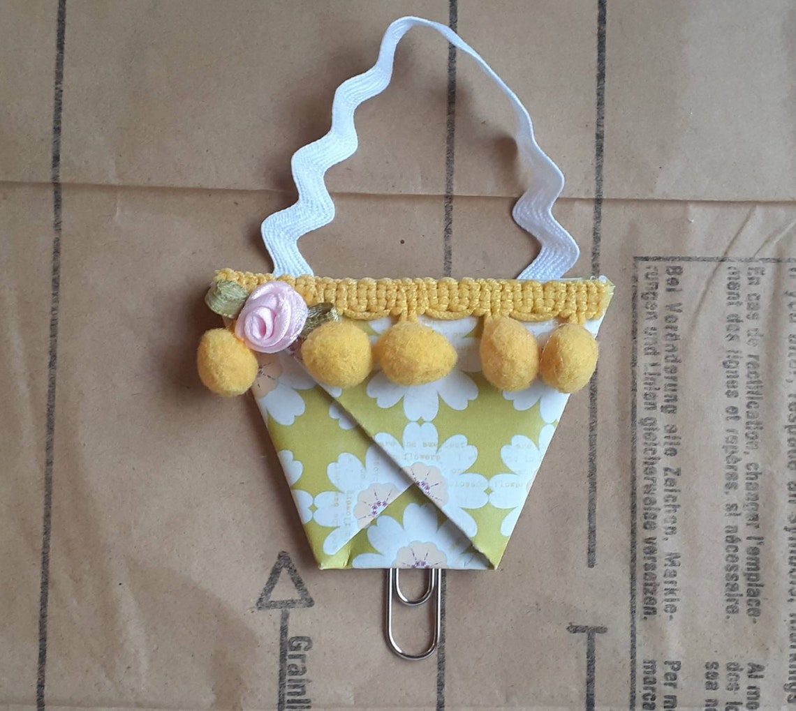 Paper Dress & Purse Clips for Junk Journals Pretty Pink and - Etsy