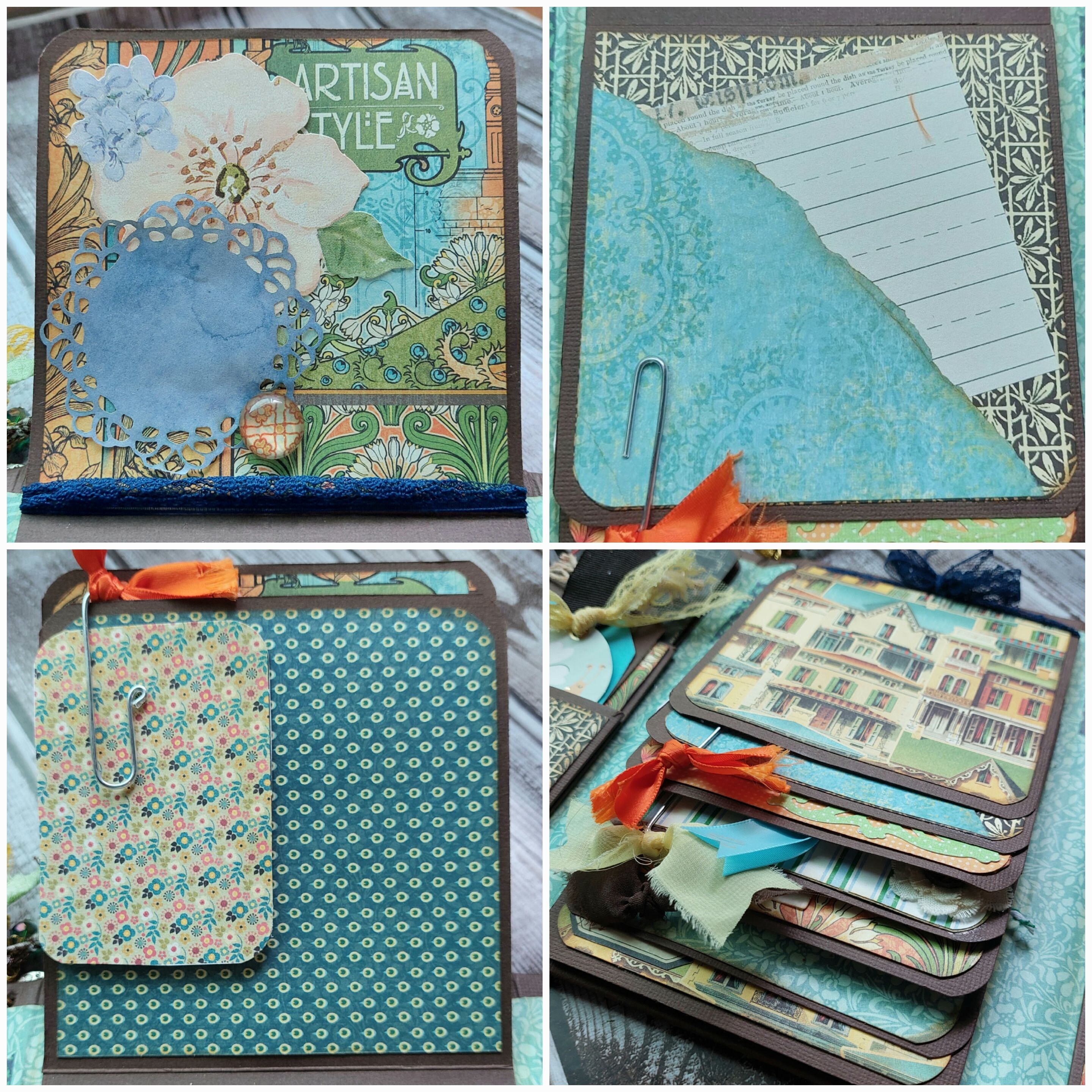 Home Inspo ~ Hardcover Folio ~ Waterfall Journal ~ William Morris Paper ...
