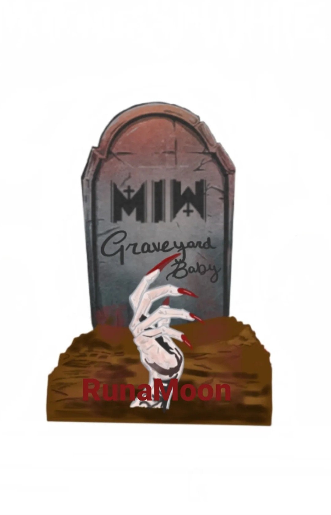 Motionless in White, Graveyard Baby, Trinity of Terror Tour Sticker ...
