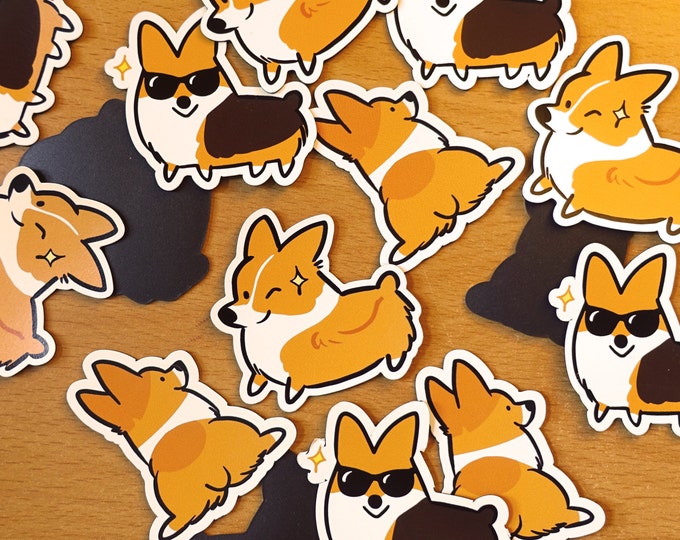 Corgi Magnet Set #1 | 3-pack of 1.5 Inch Magnets - Etsy