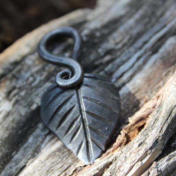 Forged Iron Pendant - Etsy