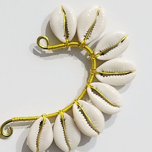 Ear Cuff Cowrie Shell Earring African Jewelry for Women - Etsy