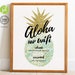WIFI Password Sign, Aloha Pineapple, Hawaiian Sign, Home Decorations ...
