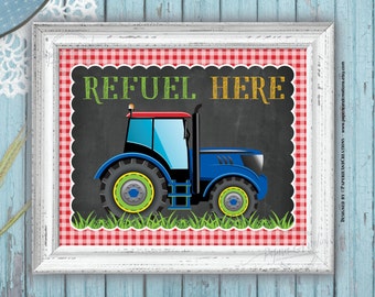 Refuel here sign | Etsy