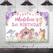 Purple Floral Farm Birthday Party Backdrop Poster Girl Farm - Etsy