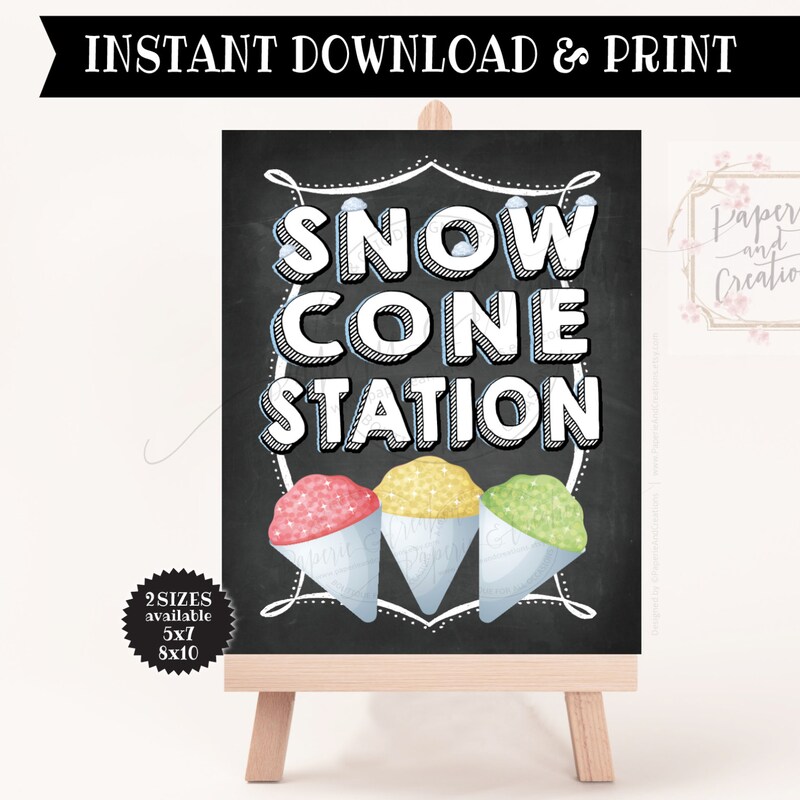 Snow Cone - Etsy