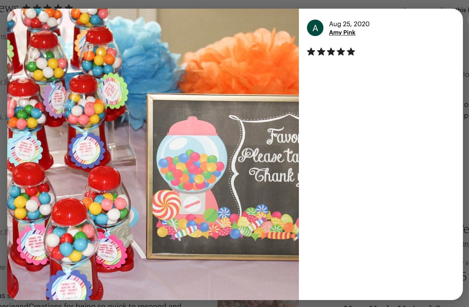 Editable Gumball Candy Bar Sign: Pink Birthday Party Decor (jettemplate ...
