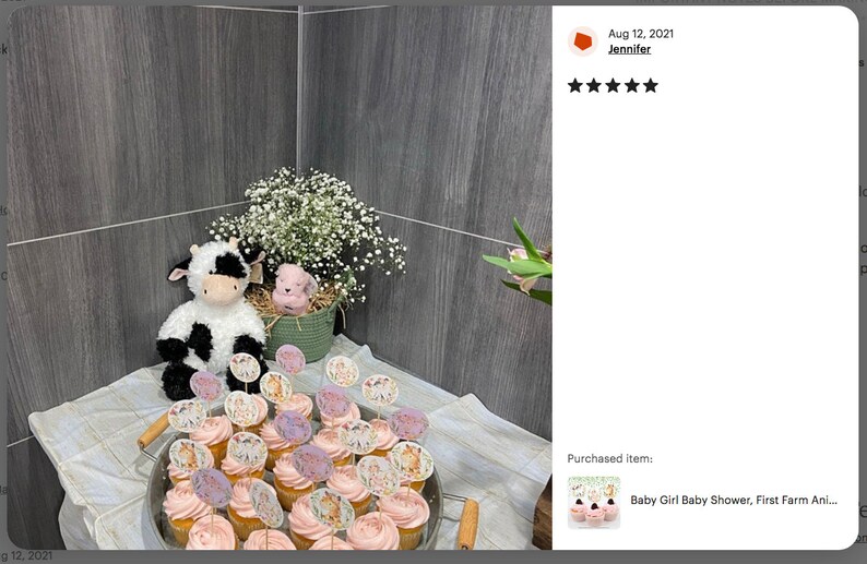 Baby Girl Baby Shower First Farm Animal Birthday Party - Etsy