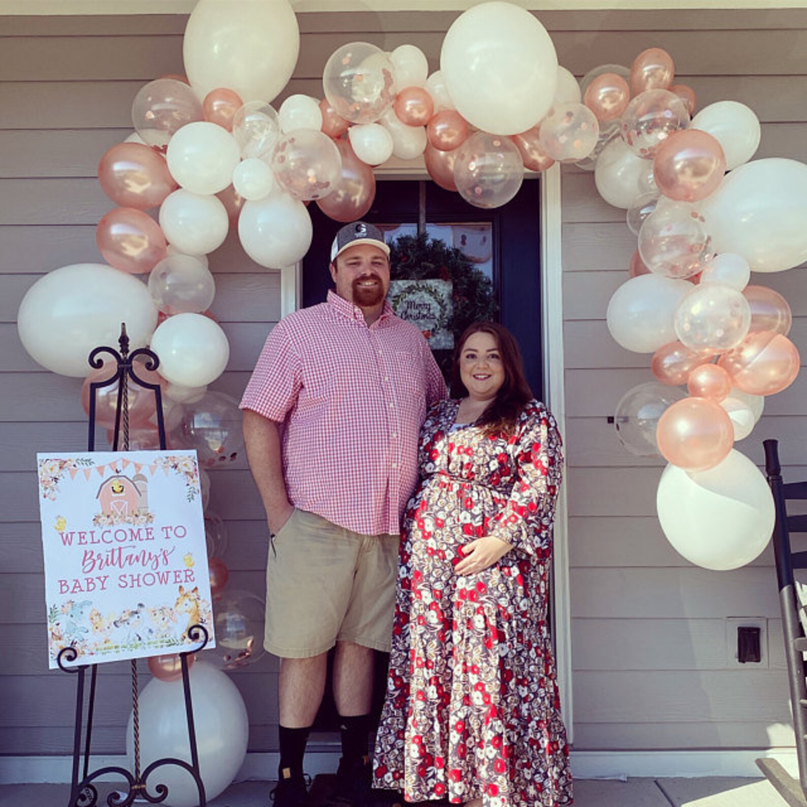 Pink Barn Baby Shower Welcome Sign Farm Animal for Baby Girl - Etsy