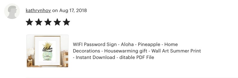 WIFI Password Sign Aloha Pineapple Hawaiian Sign Home - Etsy