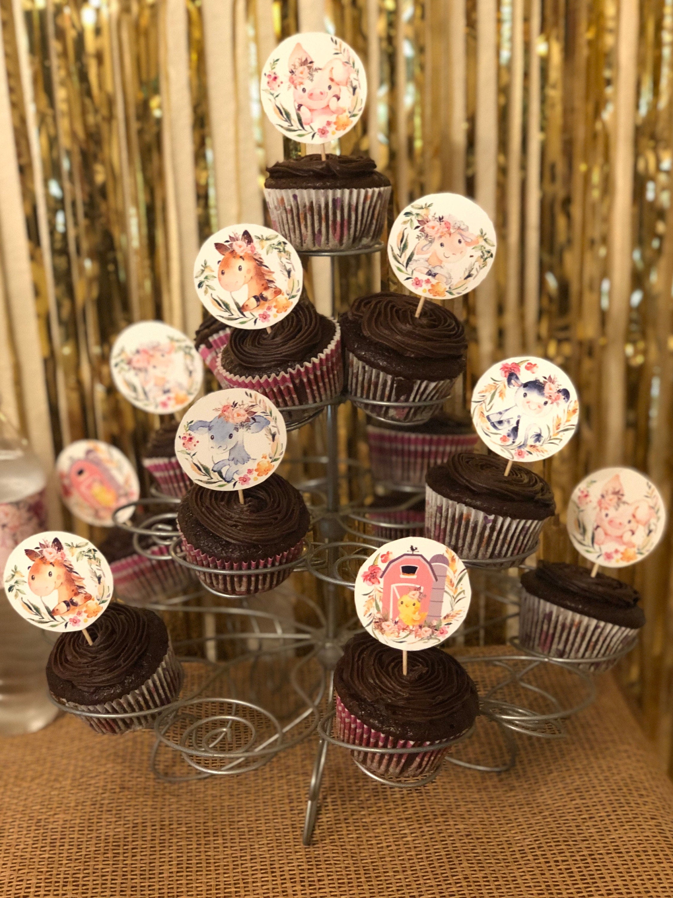 Baby Girl Baby Shower First Farm Animal Birthday Party - Etsy