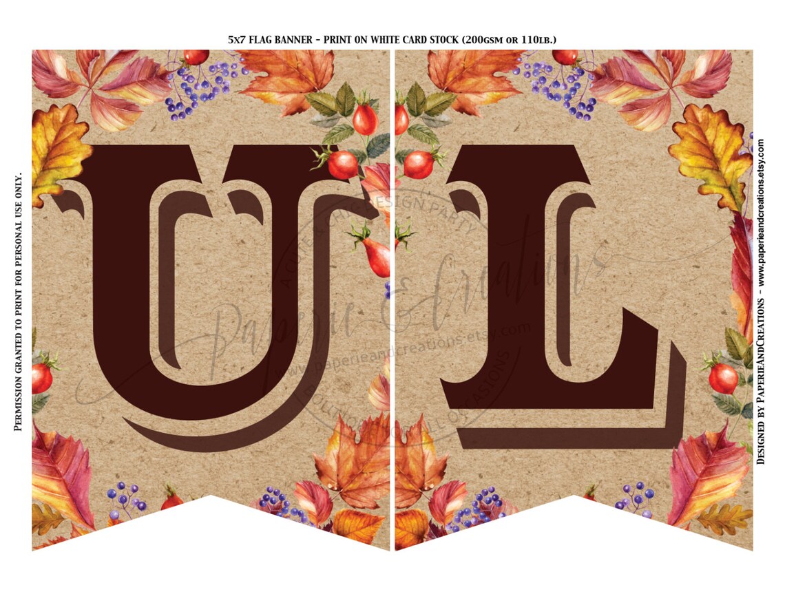 Thankful Banner Thanksgiving Bunting Decorations Thankful - Etsy