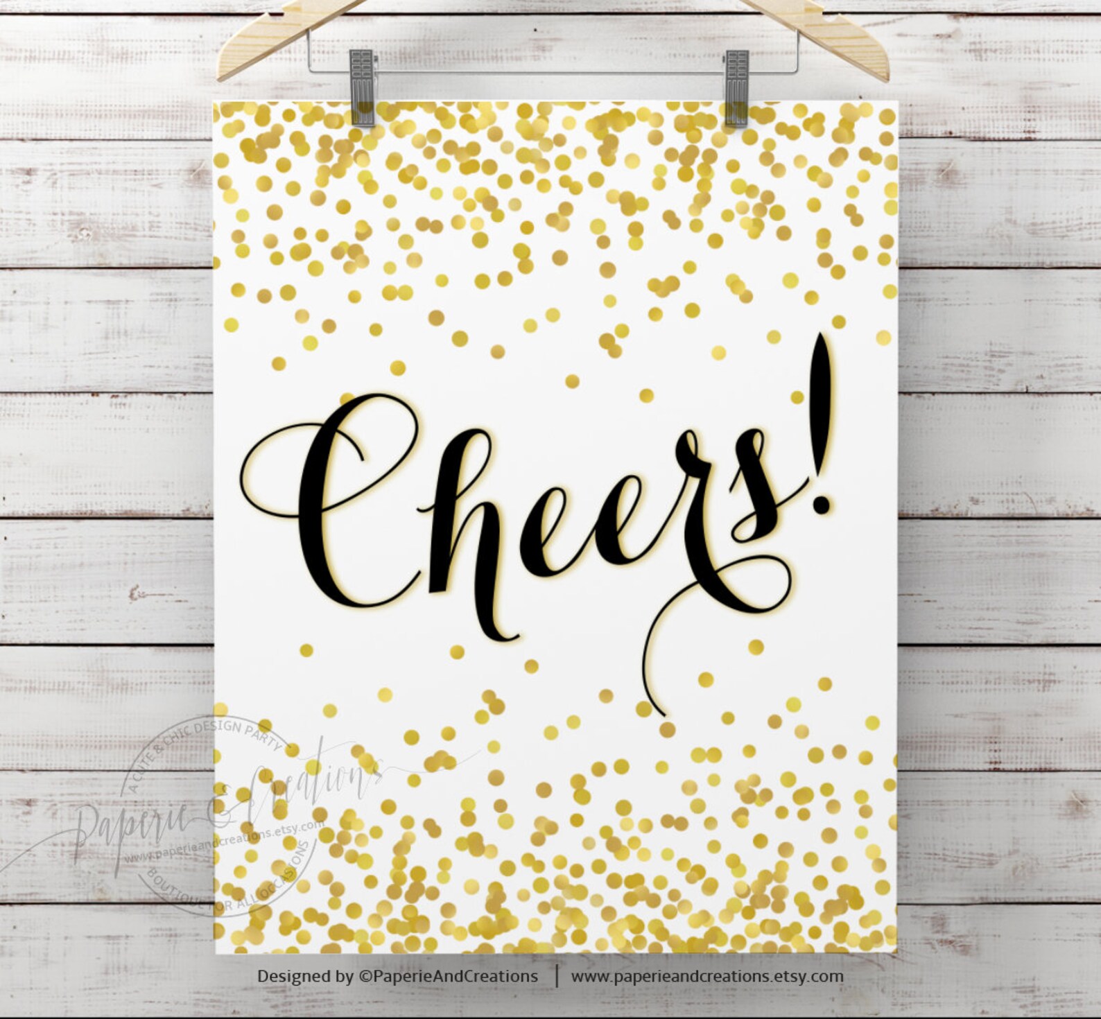 Cheers Sign Party Signs Cheers to Success Milestone | Etsy
