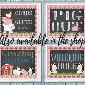 Farm Animal Party Favor Signs, Free Animals Sign, Farm Animals Birthday ...