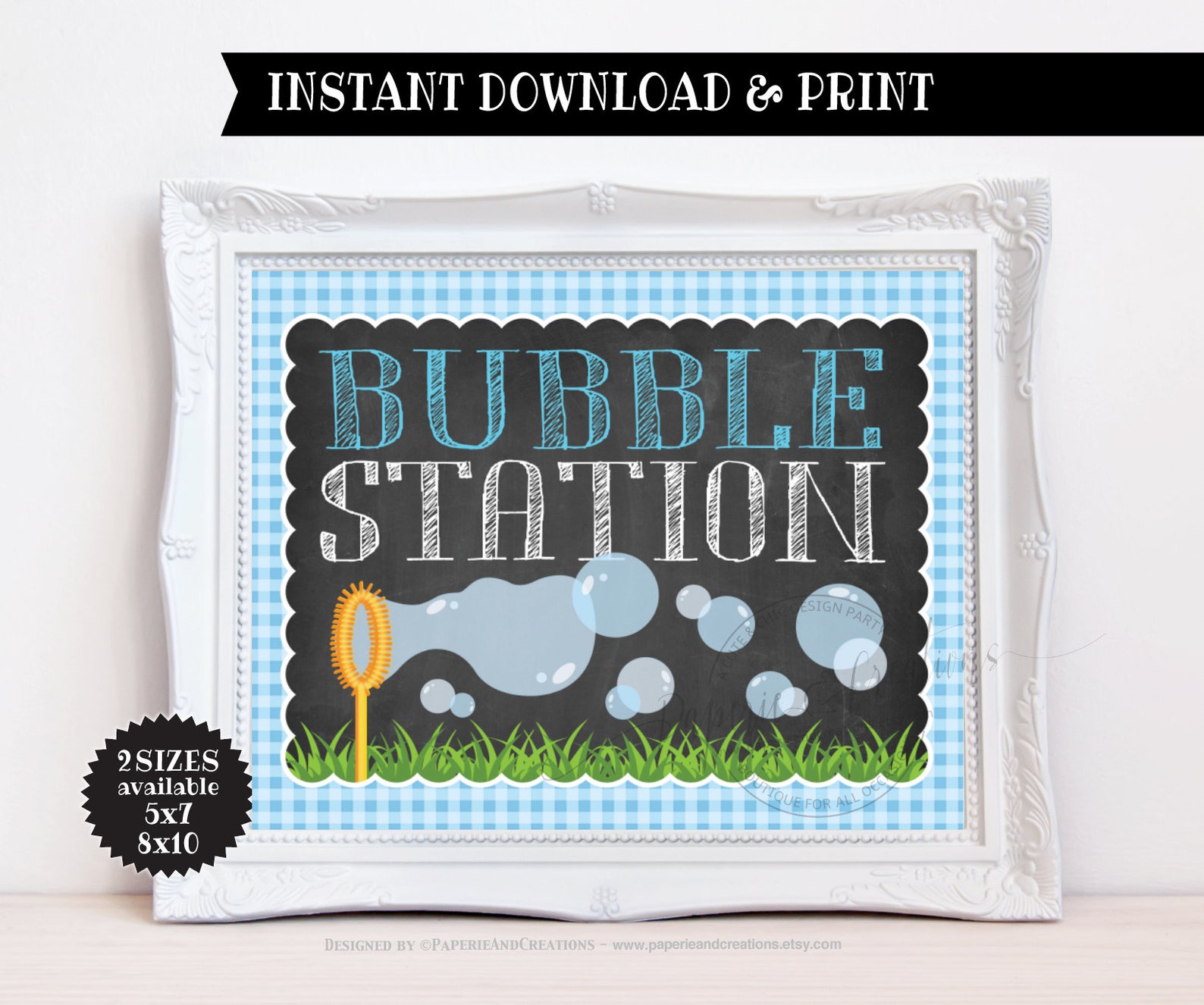 Bubble Station Birthday Sign Farm Animals Birthday Sign Blue - Etsy