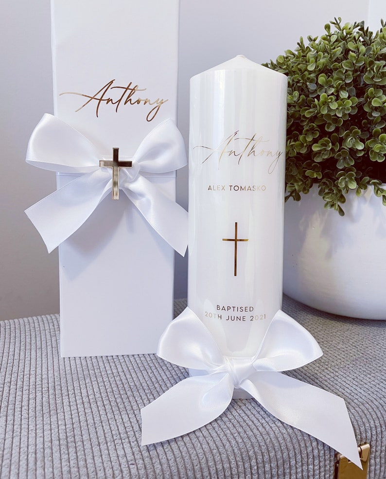 Baptism, Christening, Naming Day / GIFT PACK... Included - Candle and ...