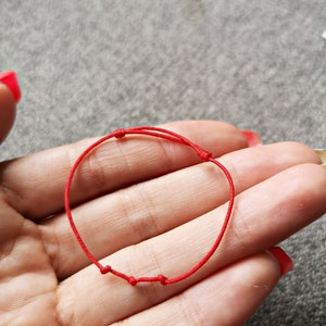 Newborn Red Protection Bracelet With Three Knots Gift for Infant Baby ...