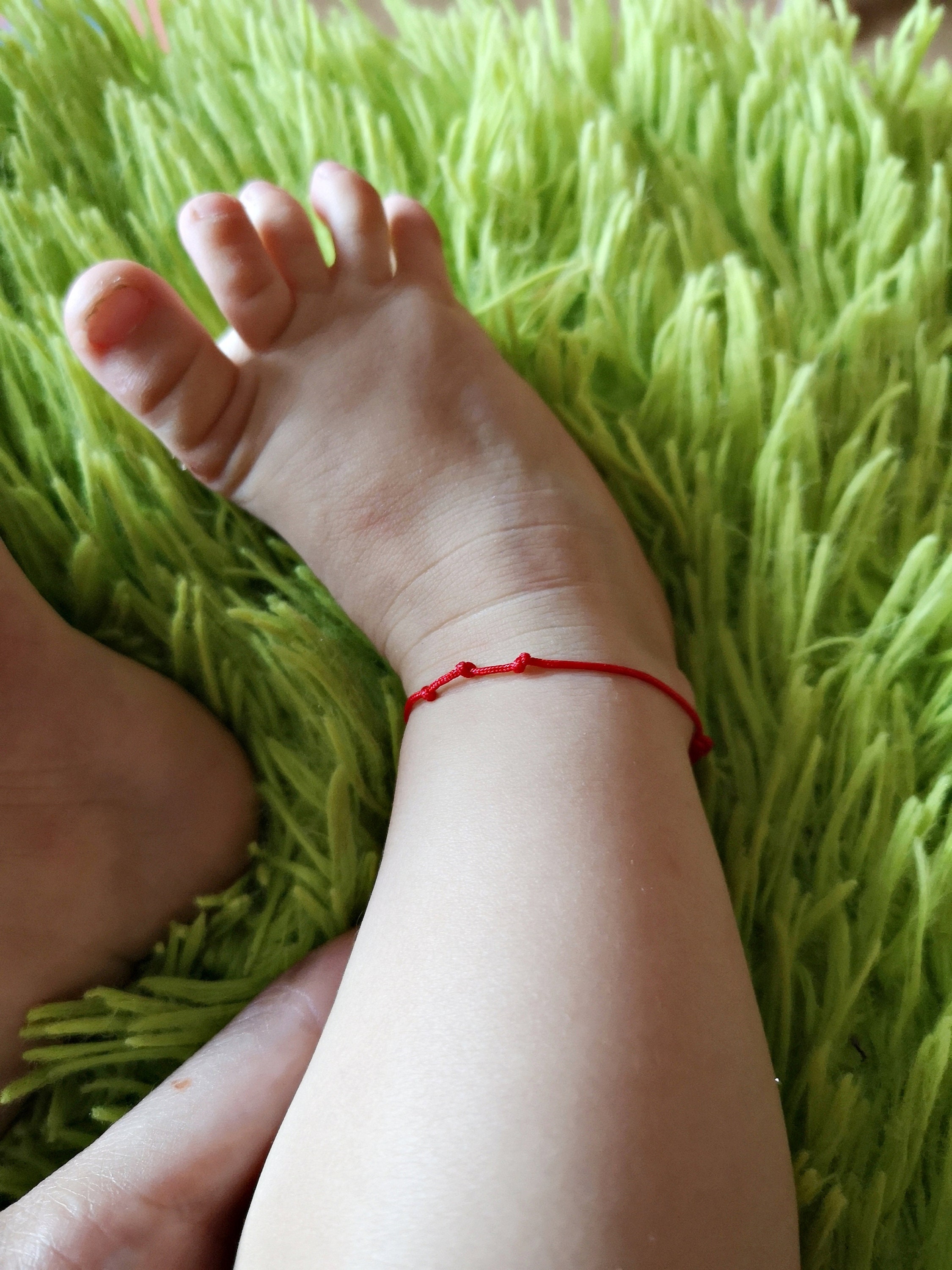 Newborn Red Protection Bracelet With Three Knots Gift for Infant Baby ...