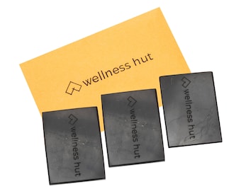 Shungite Cell Phone Sticker Engraved 30mm EMF Protection 5G - Etsy