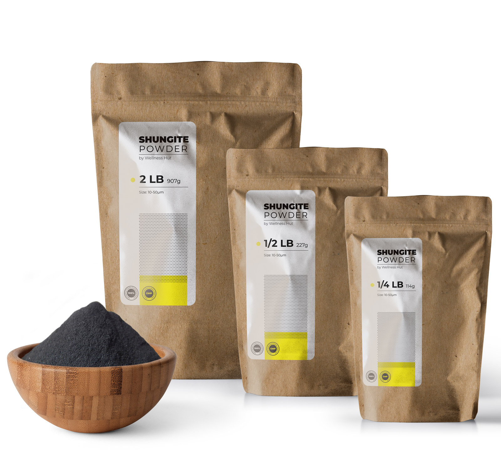 Shungite Stone Powder for Organic Skin and Self Care 1/4 - Etsy